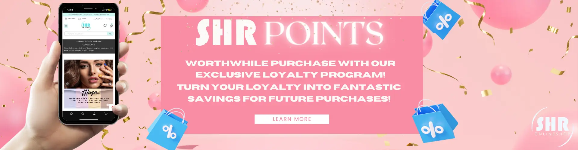 SHR Germany Onlineshop